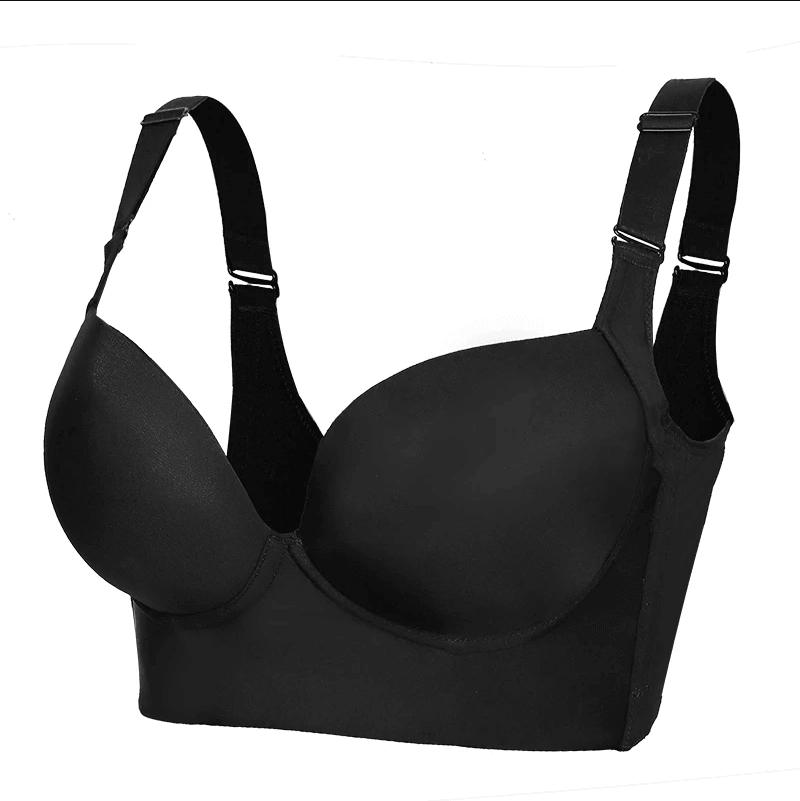 "Hide Back Fat" Underwire Push Up Bra with Shapewear - FallSweet